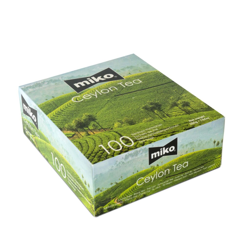 Juodoji Ceilono arbata ''Miko'', 100 vnt. - ®MIKO KAVA